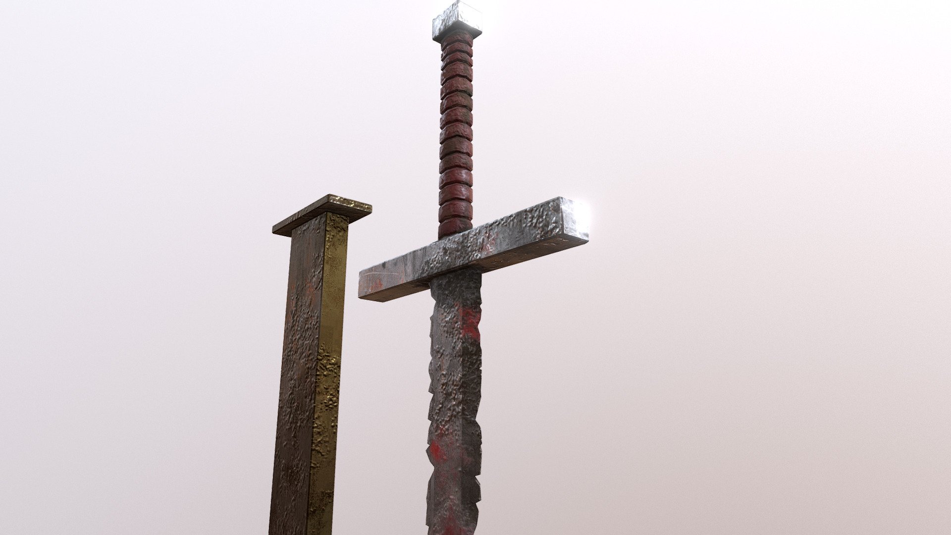 Sword and Sheath - 3D model by Arvid Stenersjö (@arrebarre) [324916f ...