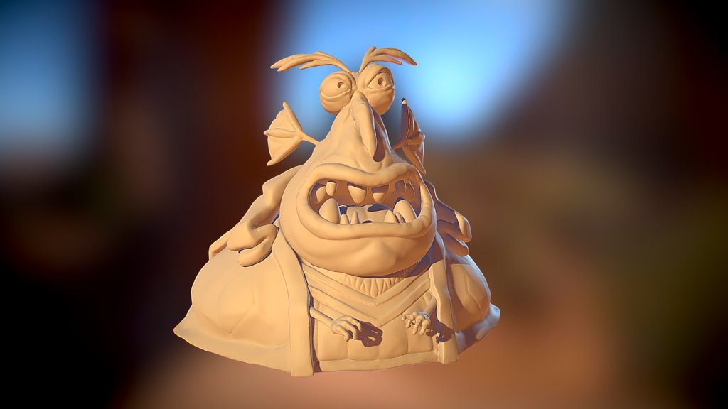 Fat Goblin - WIP - 3D model by tommonster [3249a09] - Sketchfab