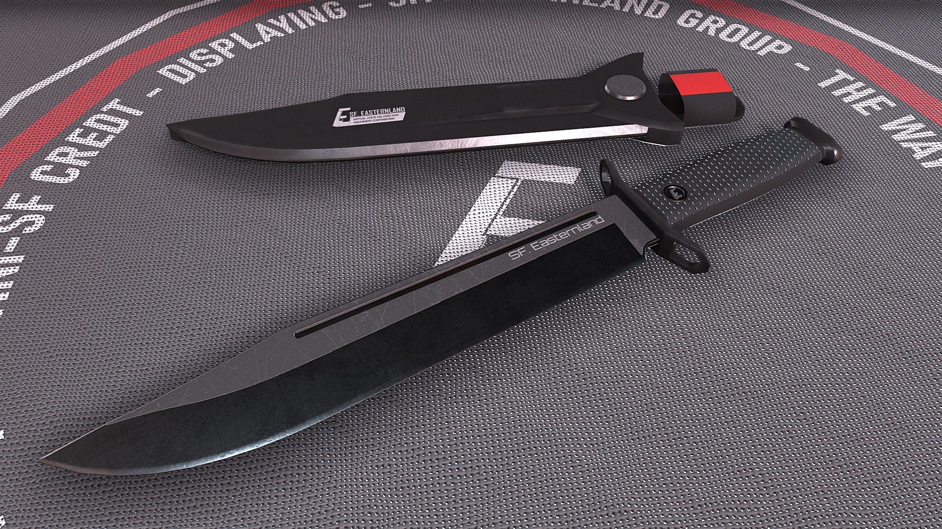 Combat Blade - Download Free 3D model by Martini-SF [324a8ac] - Sketchfab