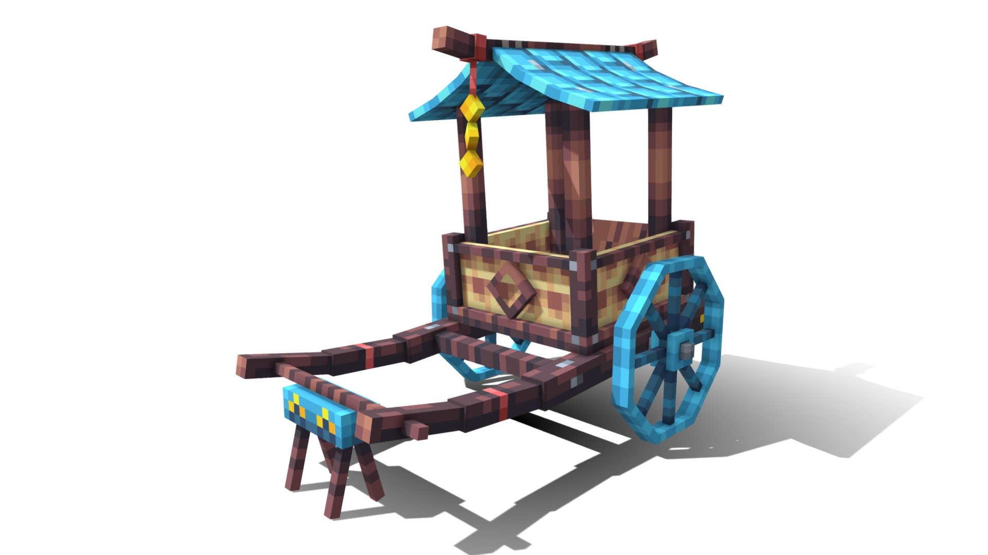 Travel Cart - 3D model by Octovon (@OctovonMC) [324bb3d] - Sketchfab