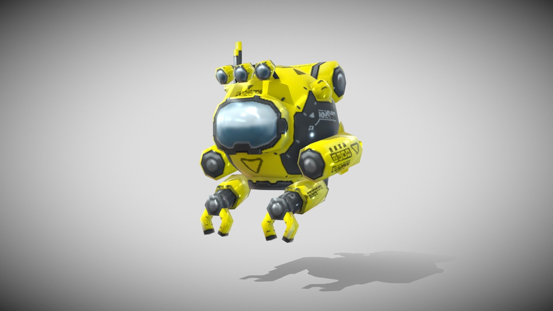 Bathysphere LowPoly Cartoon - 3D model by shuripusta [324bc0f] - Sketchfab