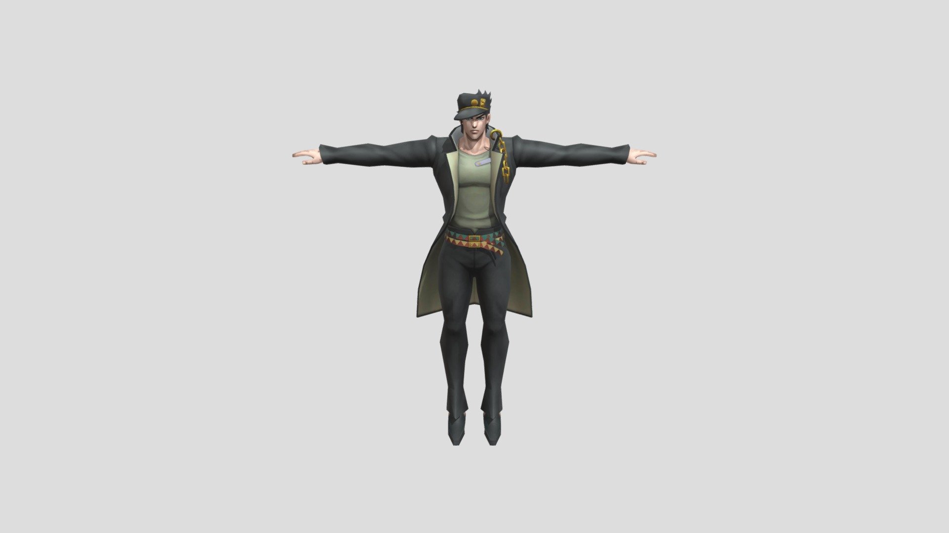 Jotaro - JJBA: Diamond Records - 3D model by Logan (@euLogan) [324c99f ...