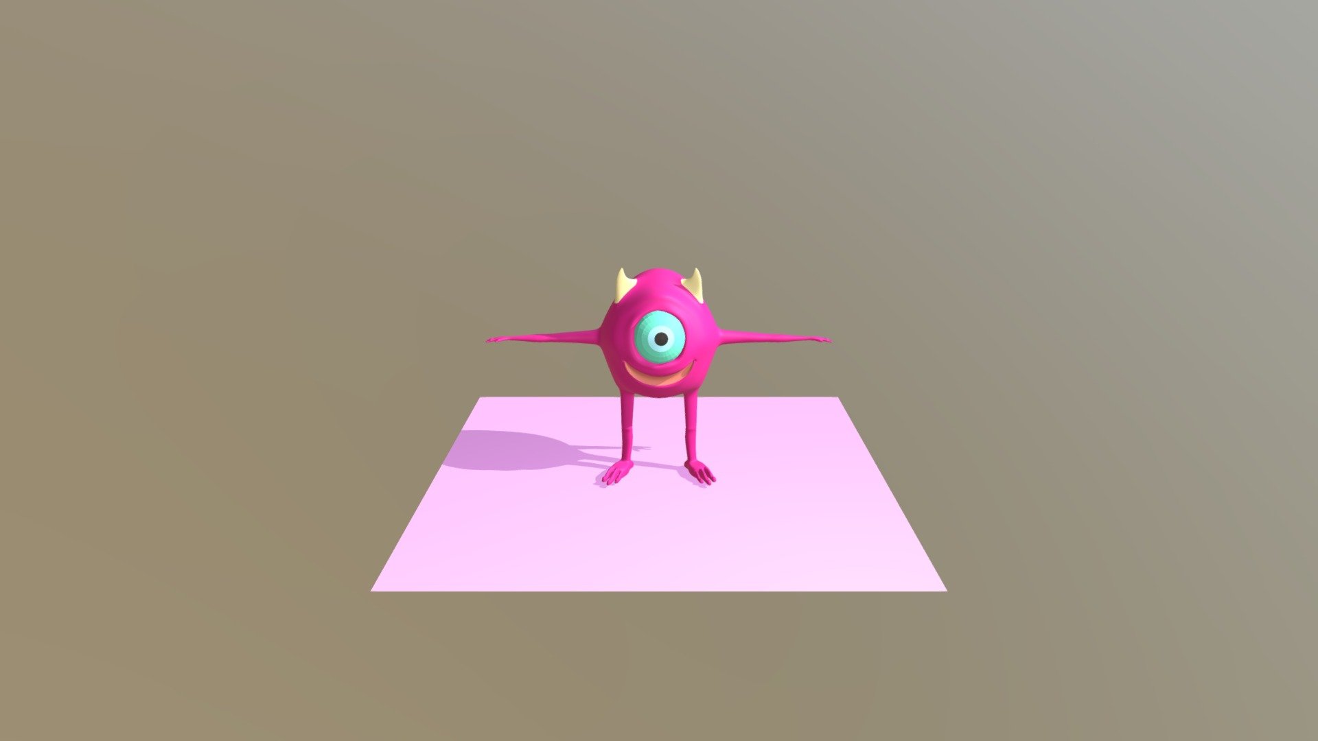 PINK MONSTA - 3D model by mustikoweni [324d047] - Sketchfab