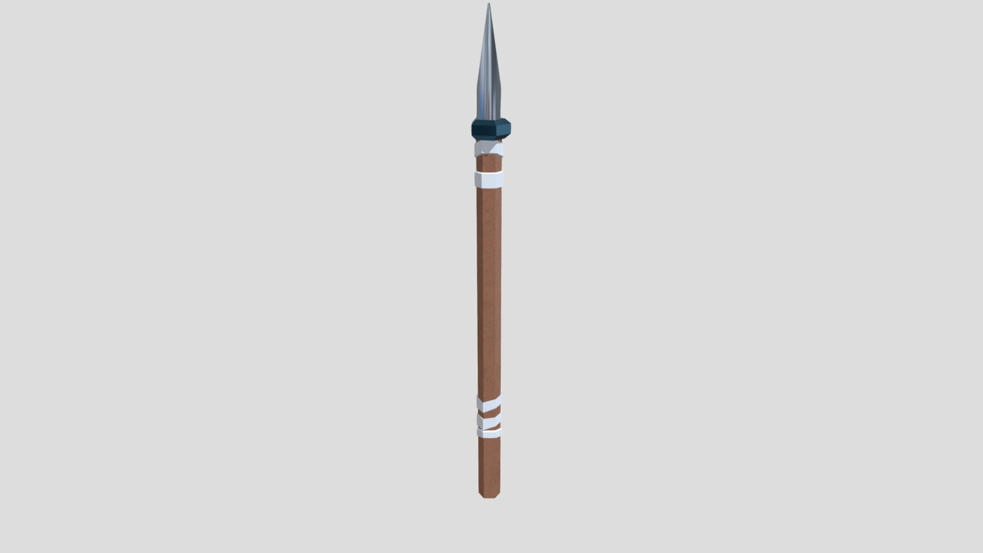 Low poly spear🔱 - 3D model by Thithi-chan (@4segundozs) [324d86e ...