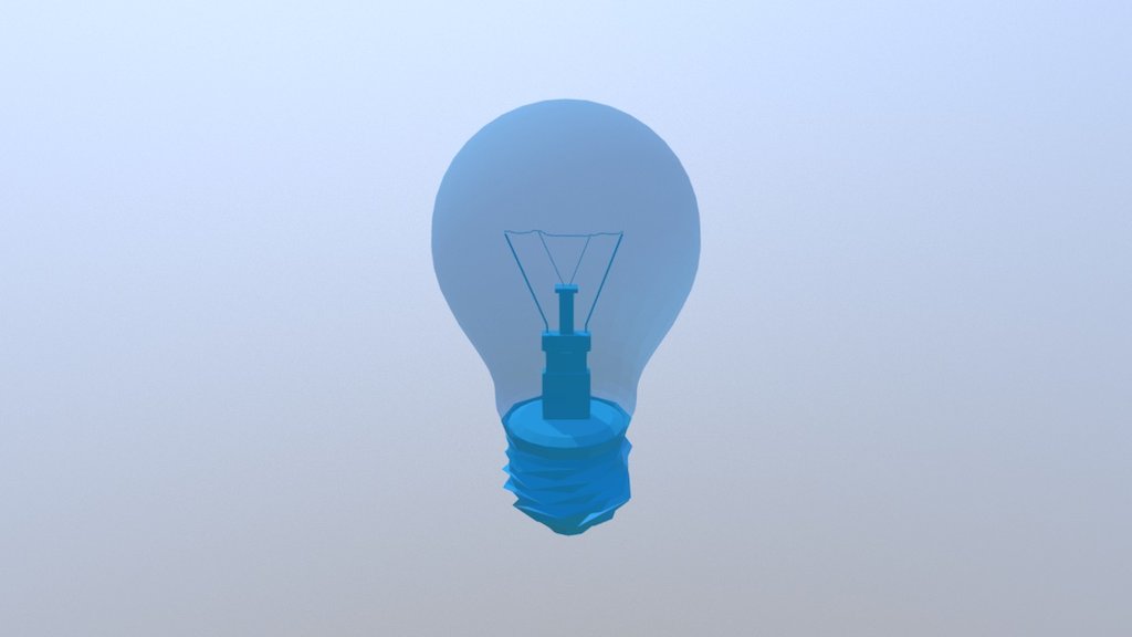 Lightbulb - Low Poly - 3D model by Michael Dixon (@MichaelJDixon ...