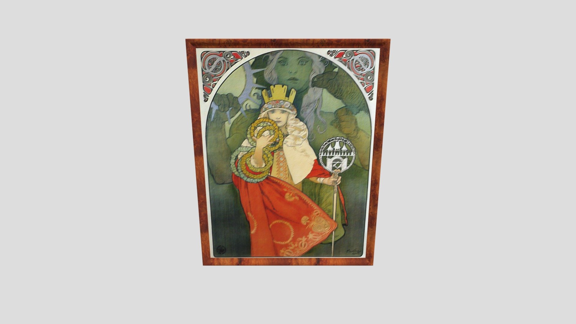 6th Sokol Festival 1912 Alphonse Mucha 2k - 3D model by davidmcbride ...