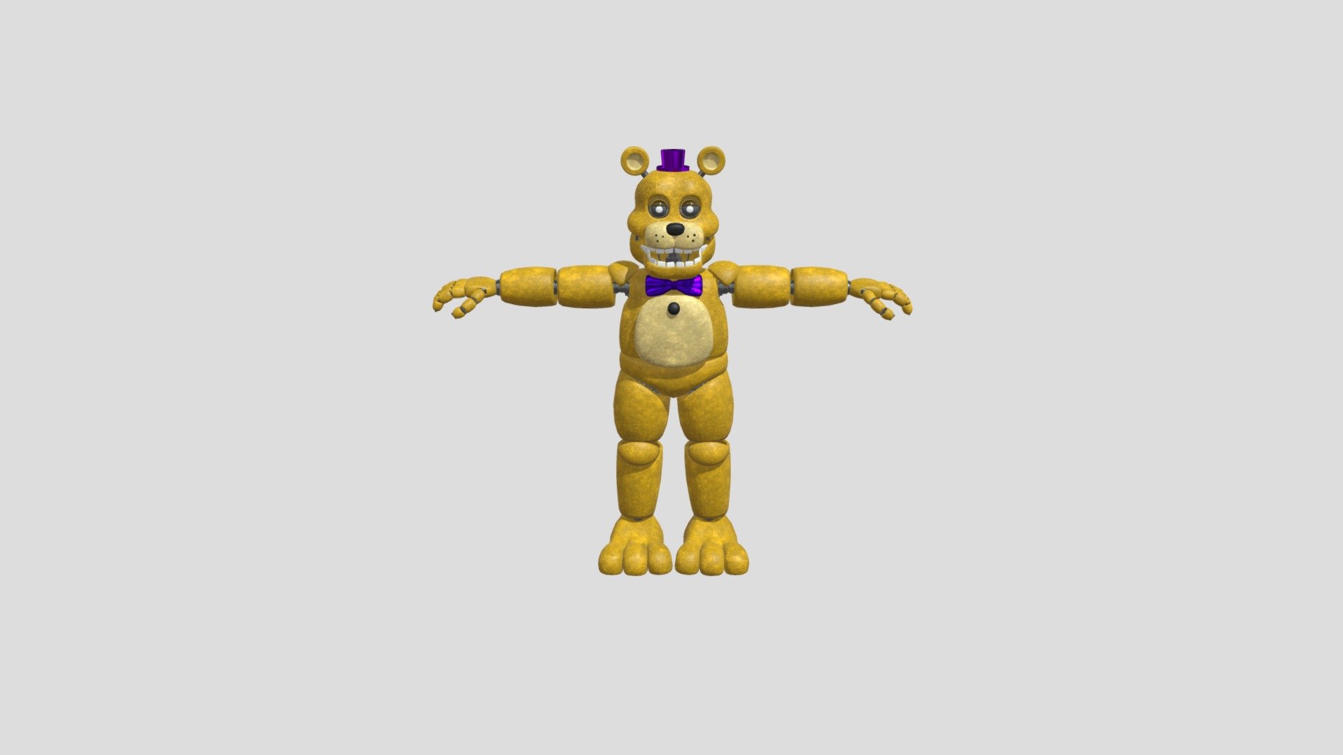 Stage 01 Fredbear(SpiderJunior) - Download Free 3D model by ...