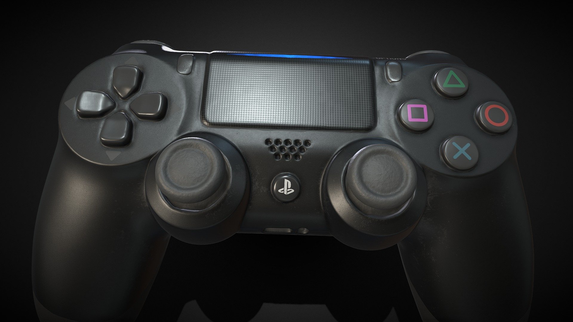 Sony PS4 Pro Controller - Download Free 3D model by Ellis Rogers-Byrne (@ellisrb) [324f690 ...