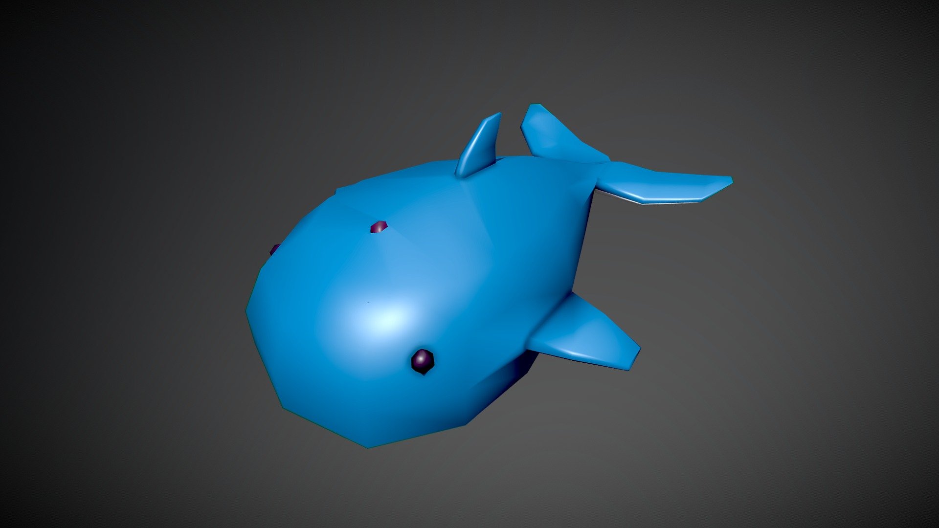Low-Poly Whale - Download Free 3D model by AfBu [325215f] - Sketchfab