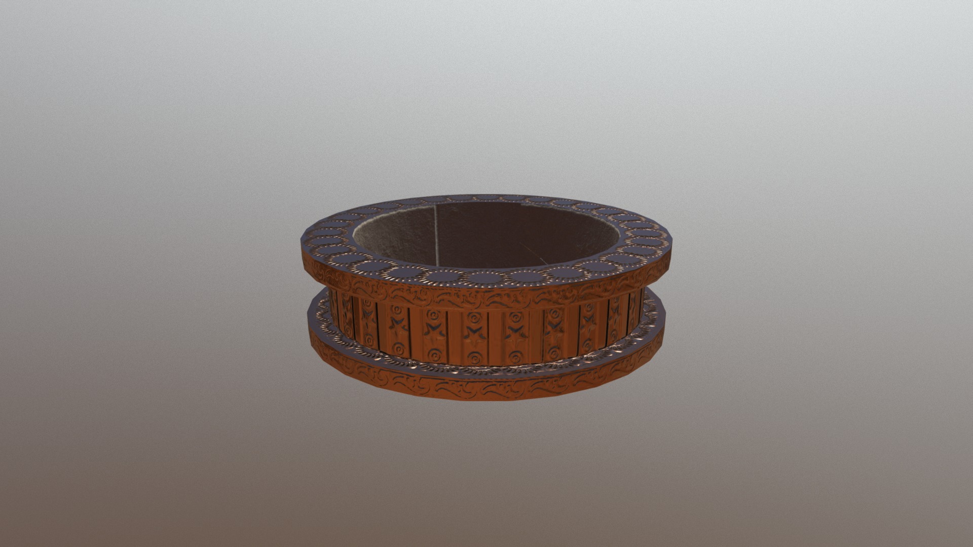 Metal ring - 3D model by srosello [3252332] - Sketchfab