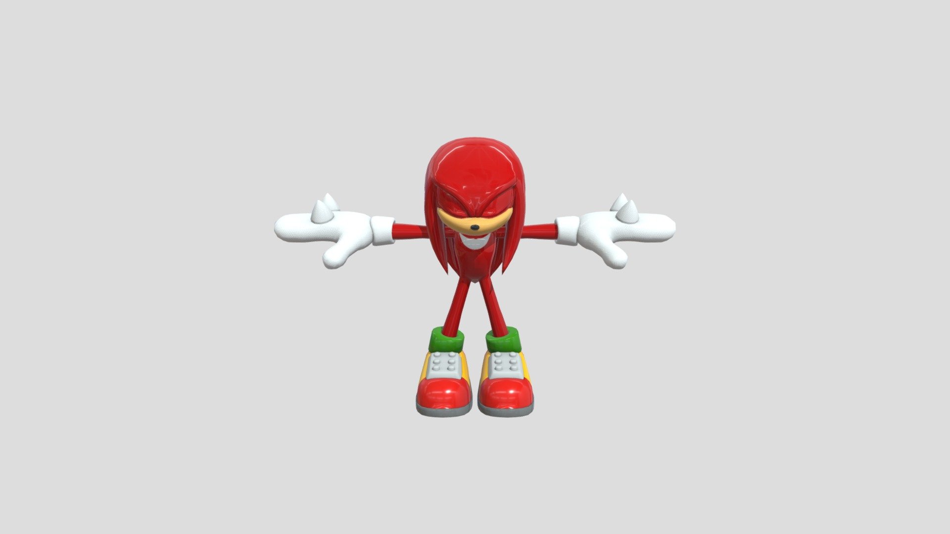 Knuckles - Sonic Brawl 3D - Download Free 3D model by SonicBrawl3Dofc ...