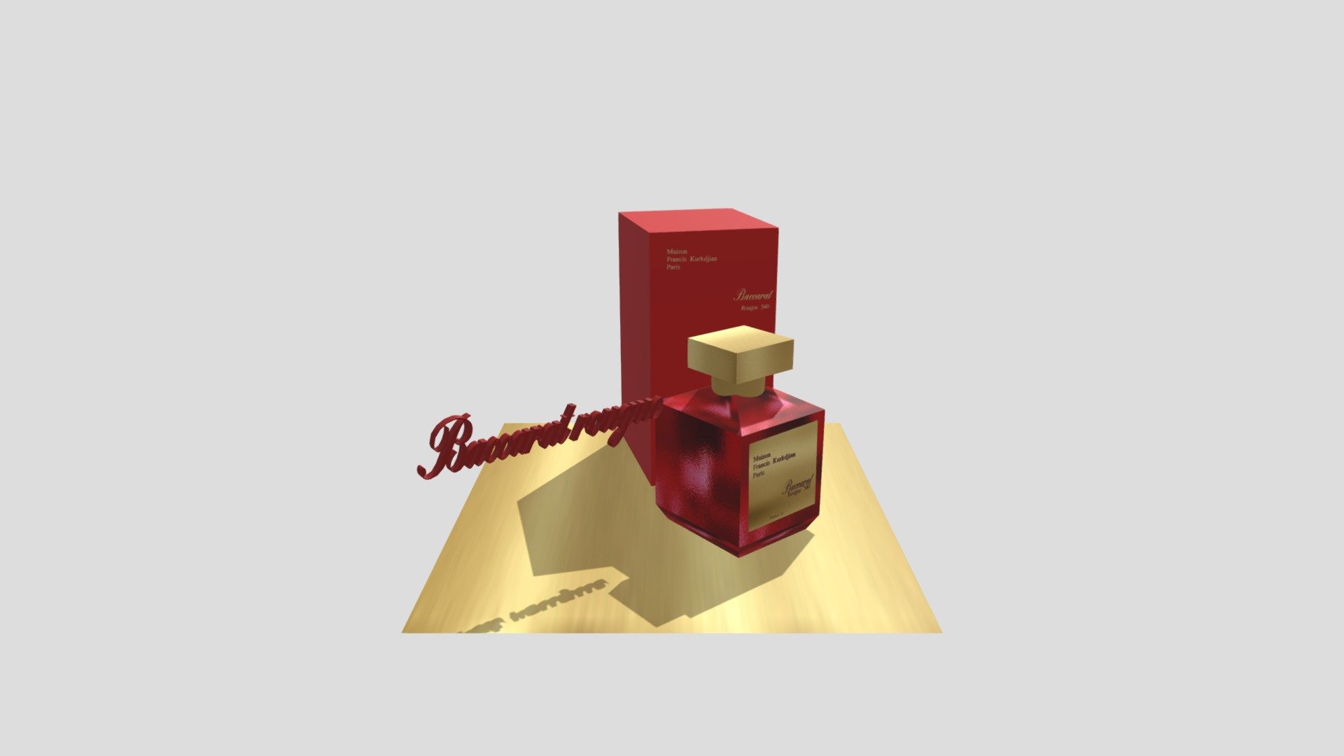 baccarat - 3D model by vaniapina [3255408] - Sketchfab
