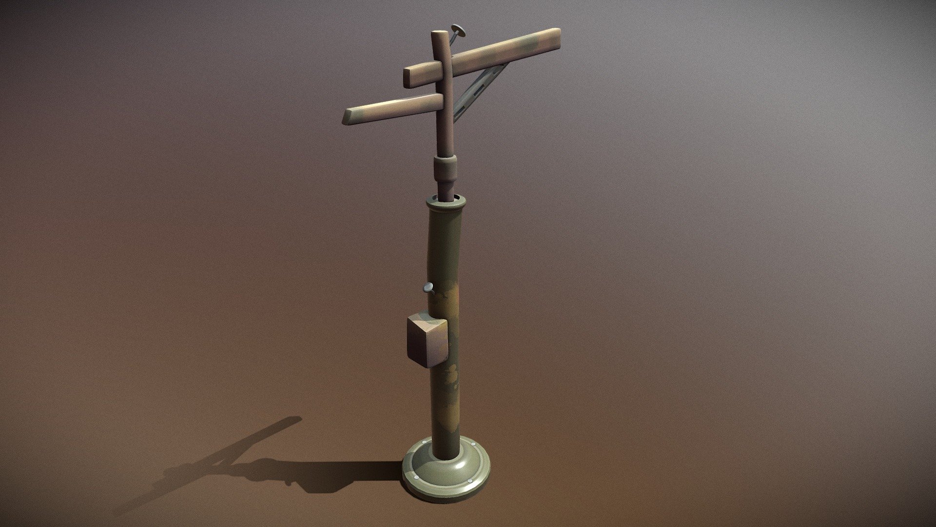 Stylized Telephone Pole - 3D model by Spencer Cabral (@spoonthehero ...