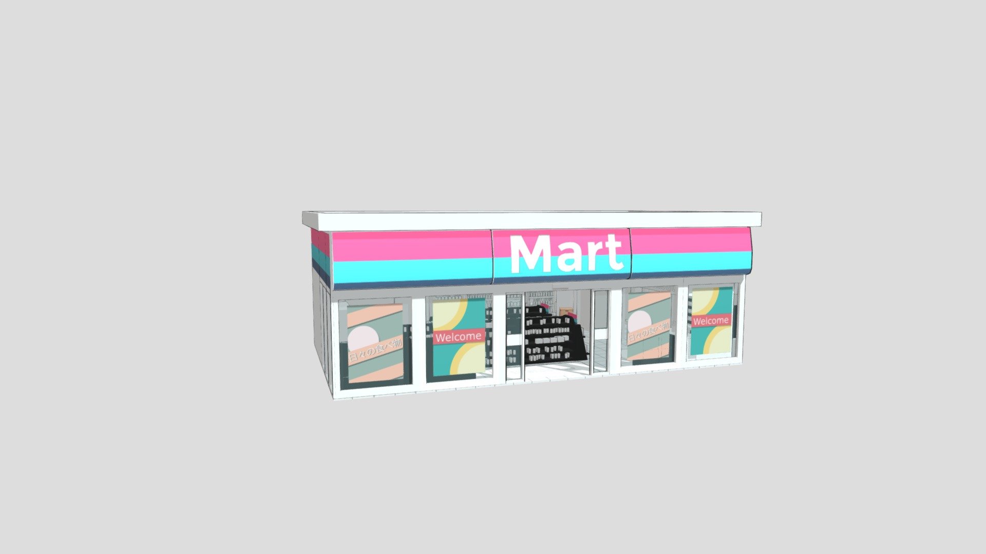 The_Convenience_Store - 3D model by belhajhiba574 [32585f7] - Sketchfab