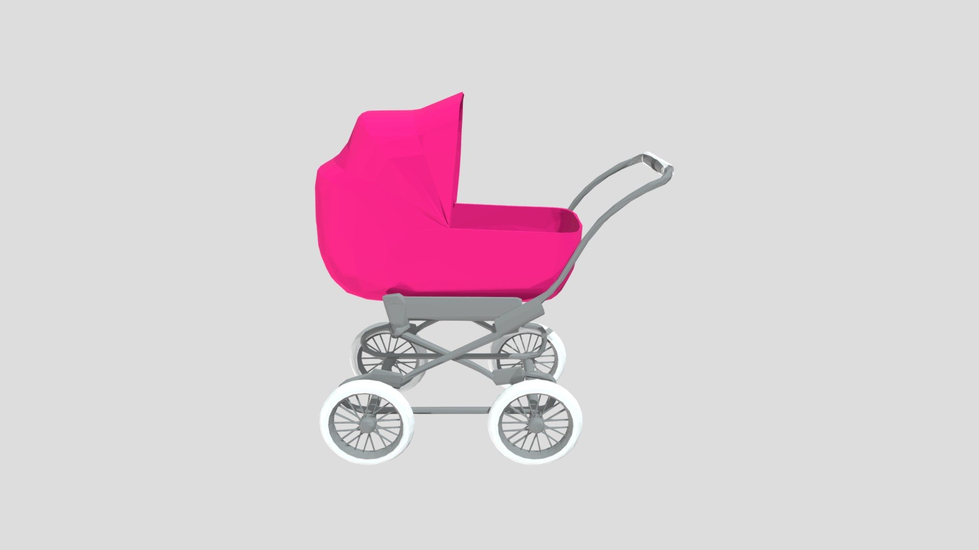 Pram-lowpoly - Download Free 3D model by canzian [3258c42] - Sketchfab