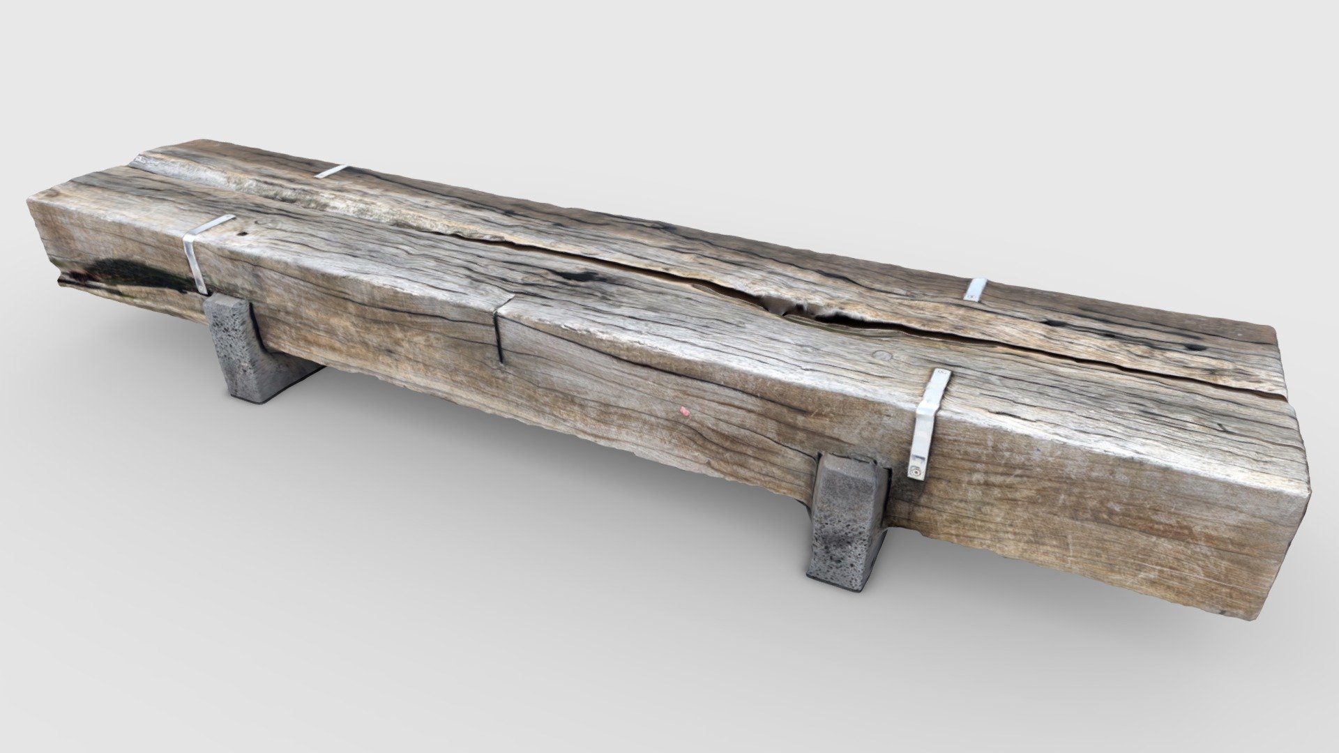 Large Wooden Bench - Download Free 3D model by monoganog [3259c0c ...