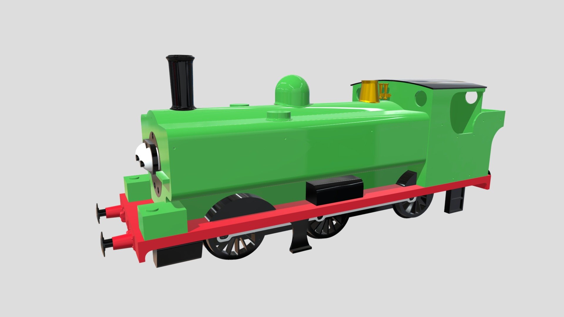 gauge 1 duck the great western engine (no face) - 3D model by stumpy2 ...