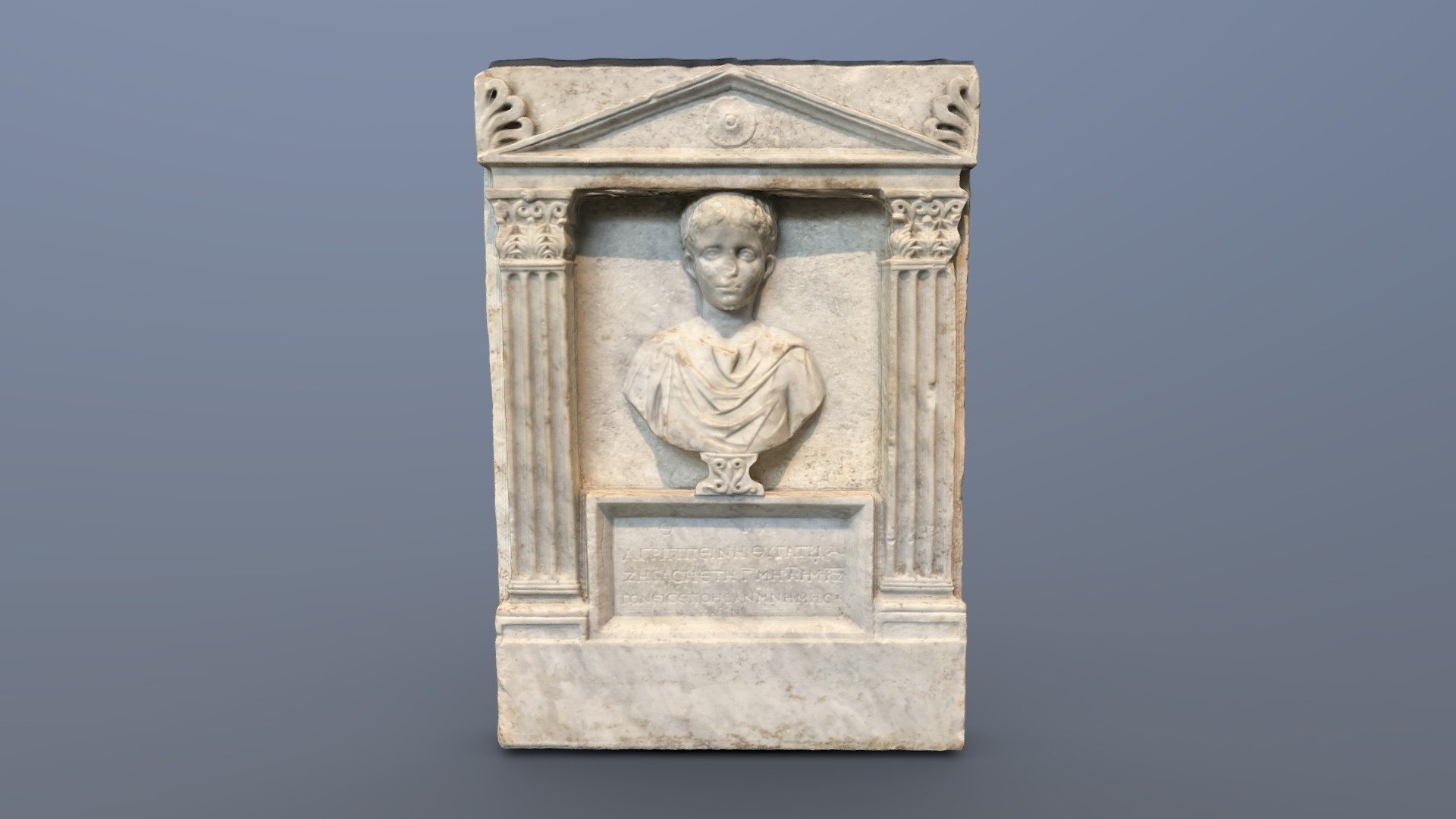 Stone Greek Wall Panel (photogrammetry scan) - Buy Royalty Free 3D ...