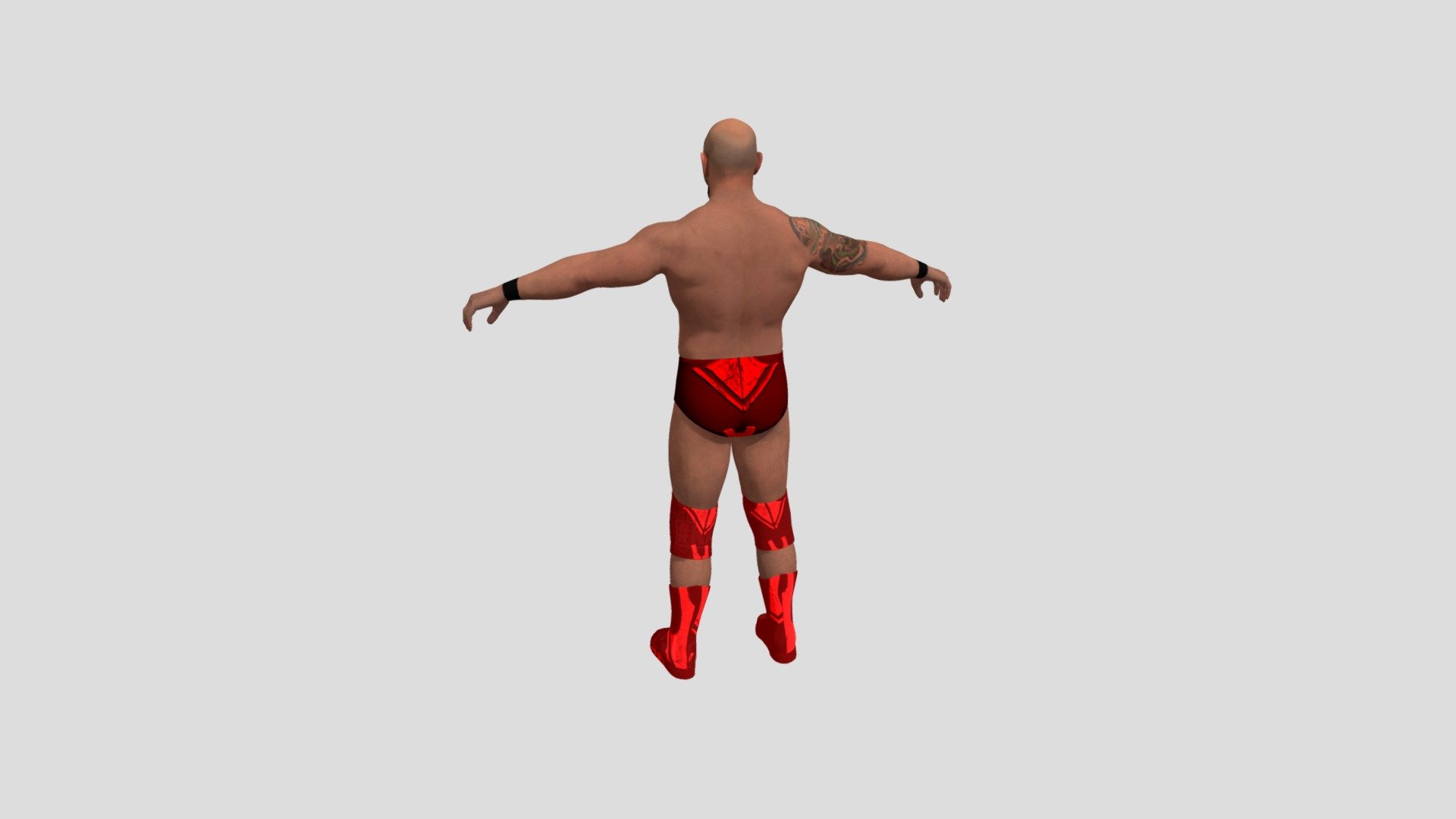 oc red and buckl wwe 2k 17 - Download Free 3D model by dallas.wilkerson [325c279] - Sketchfab