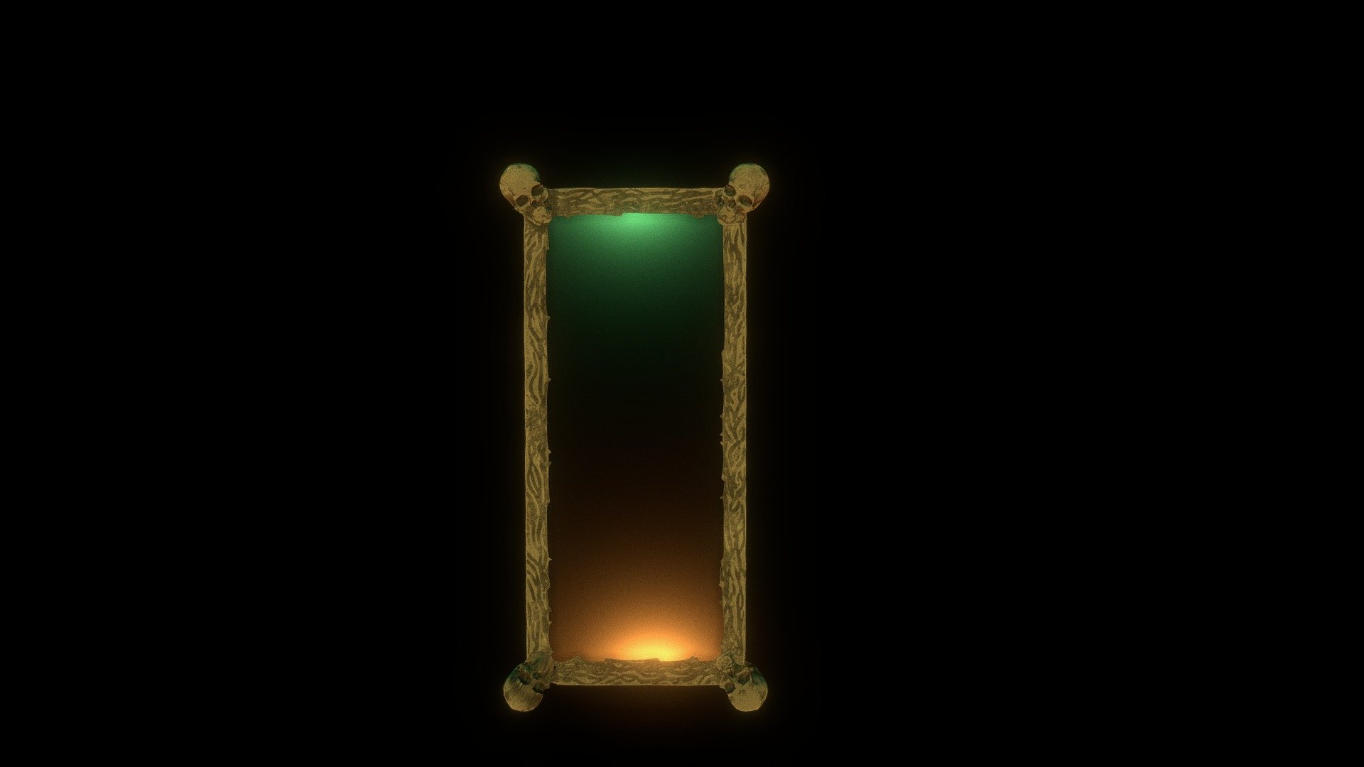 Skull mirror - Download Free 3D model by luardimensi [325c36e] - Sketchfab