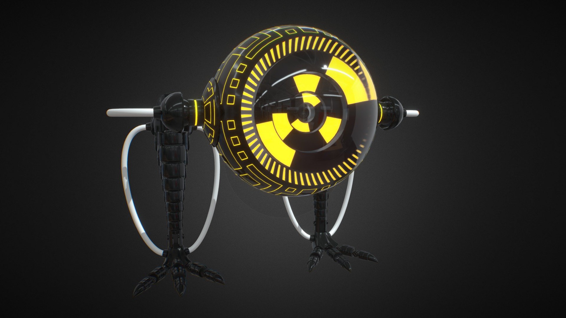 Biped Chicken Robot - 3D model by Yaruhyn [325ebf0] - Sketchfab