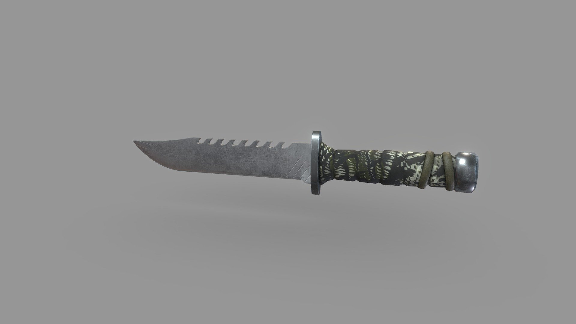 Rambo Knife - Download Free 3D model by gozdemrl [325ecfd] - Sketchfab