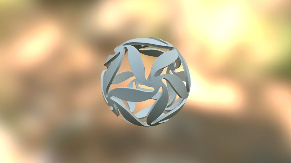 Floral Star Ball - Download Free 3D model by William Zarek (@bugbilly) [326076e] - Sketchfab