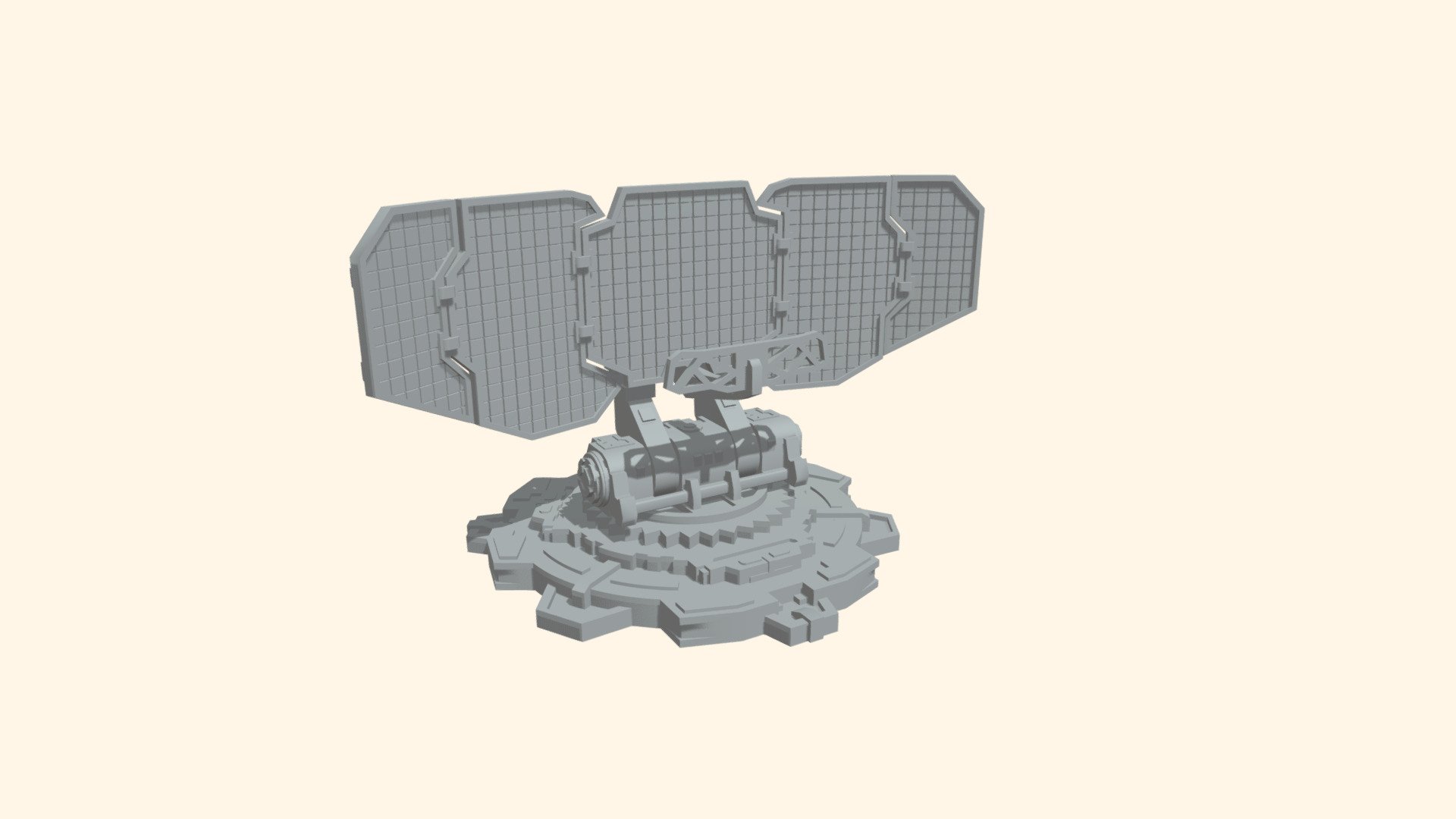 Radar Turret - Download Free 3D model by 1738 Creations (@1738creations ...