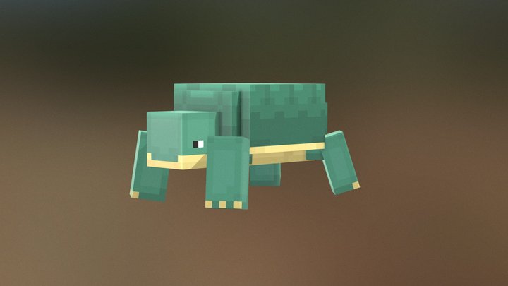 Minecraft_tortoise 3D models - Sketchfab