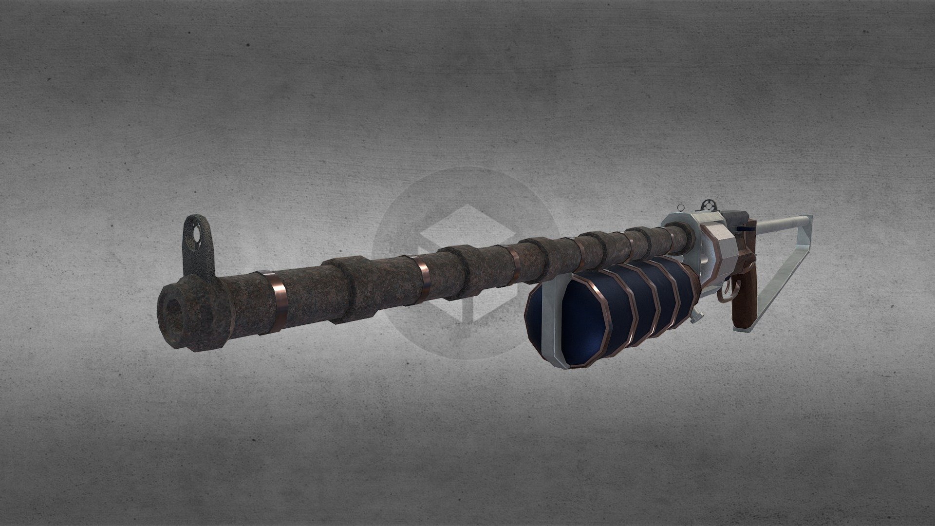 Gas Revolver Rifle - Download Free 3D model by MPonceE [32633e0 ...