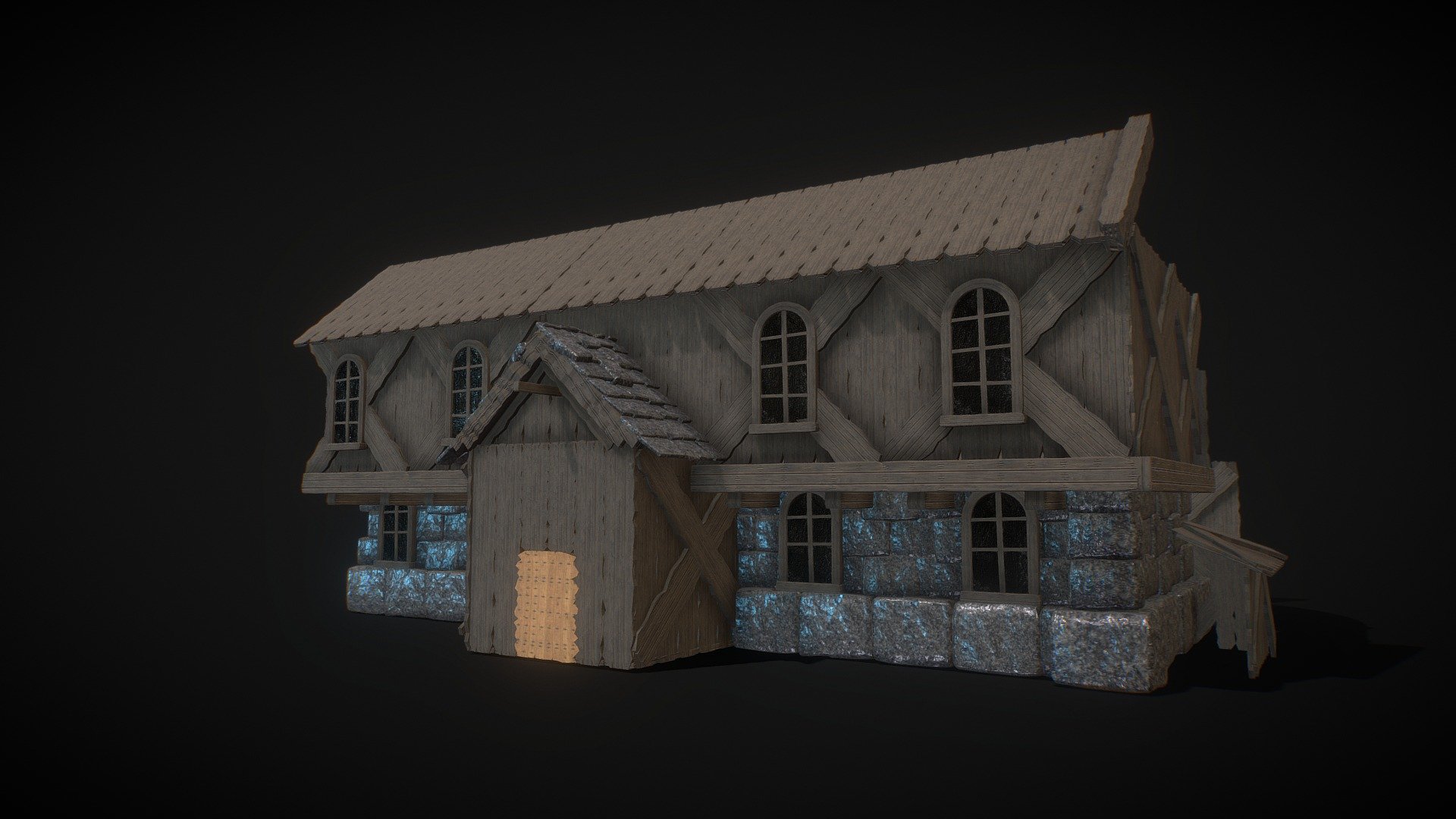 Medieval House WIP - Download Free 3D model by Cryotizer (@Josh003 ...