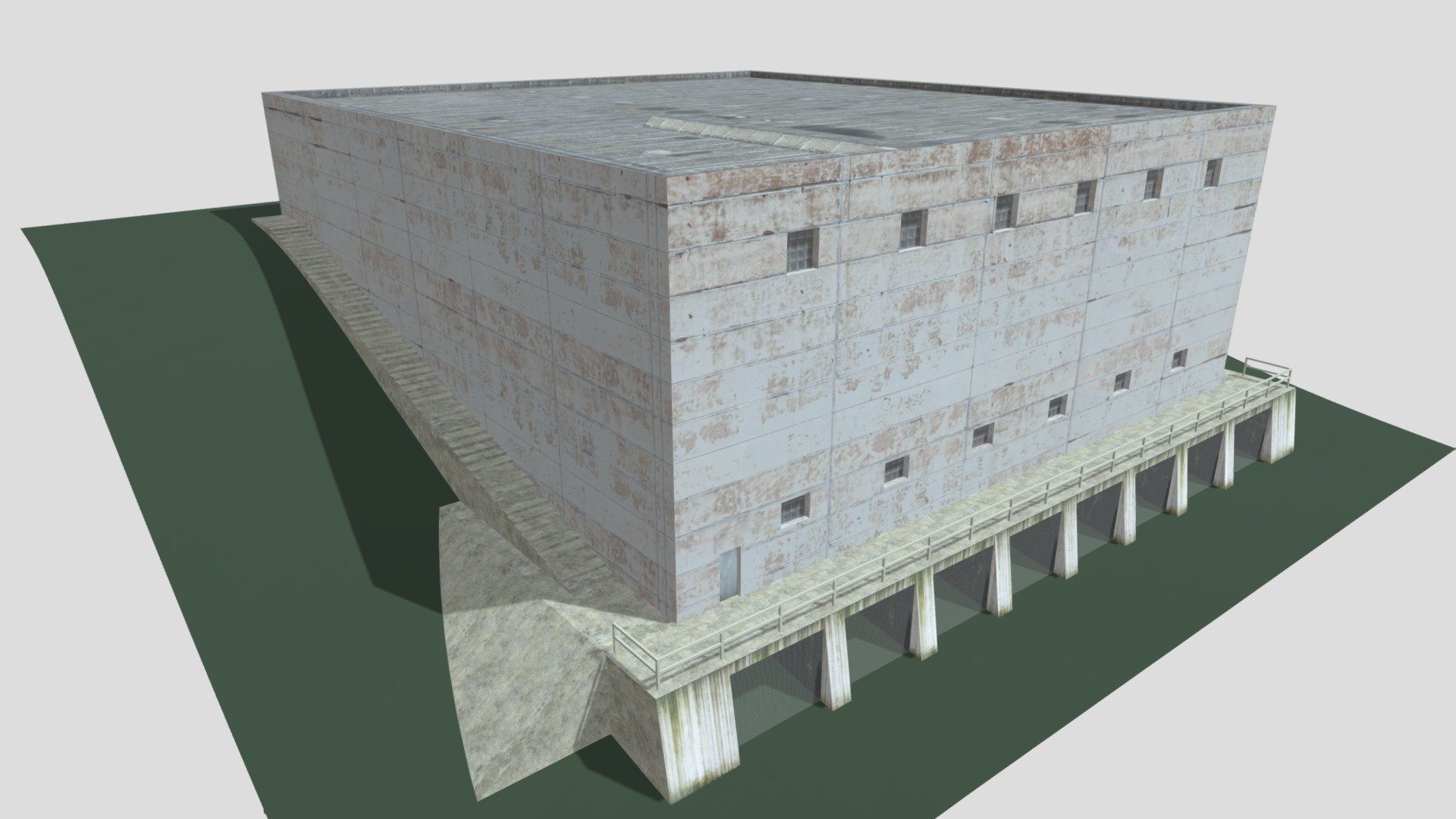 Water intake station - 3D model by sem19 [3265ef4] - Sketchfab