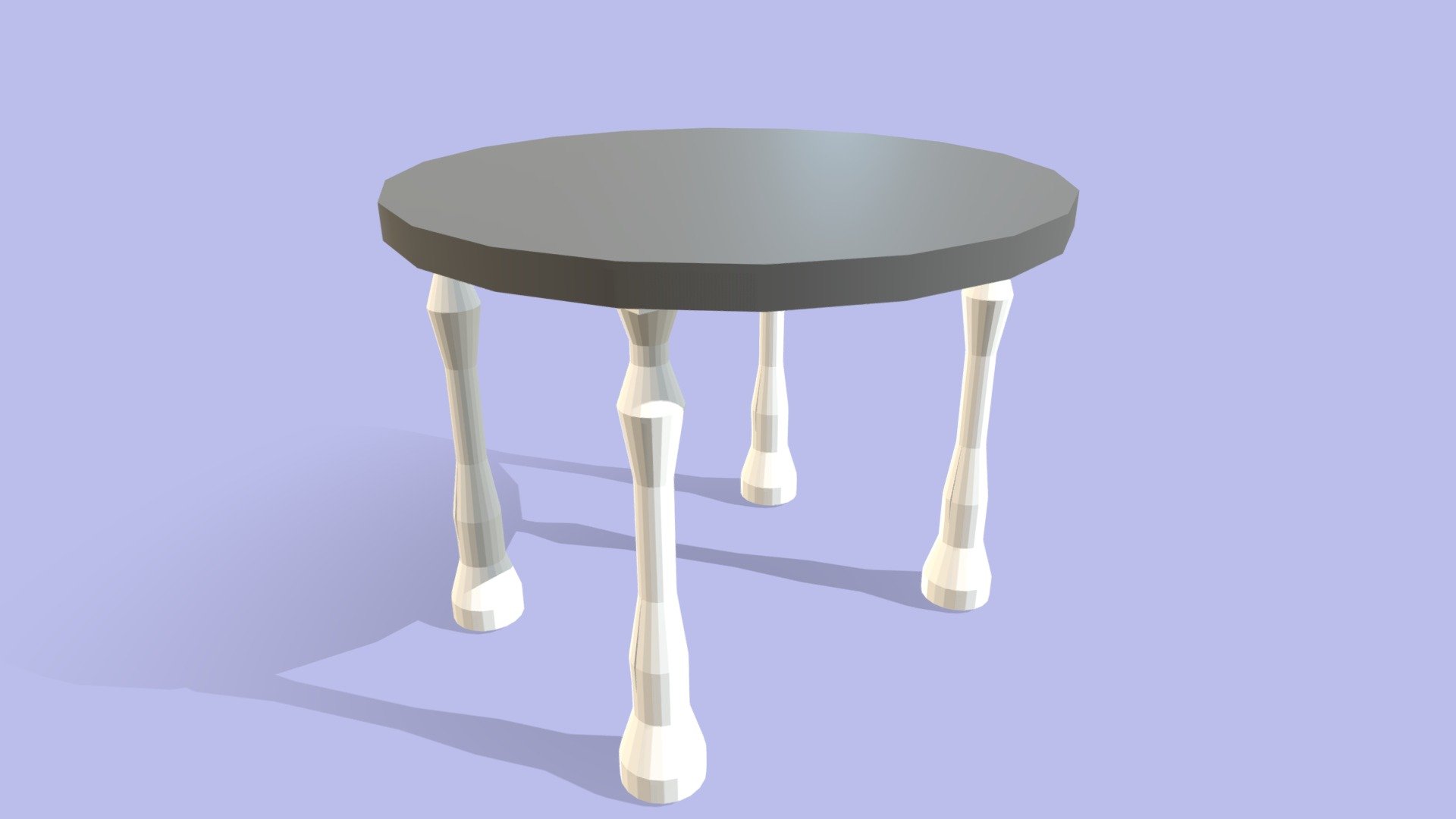 Circular Table - Download Free 3D model by KatieM [3266484] - Sketchfab