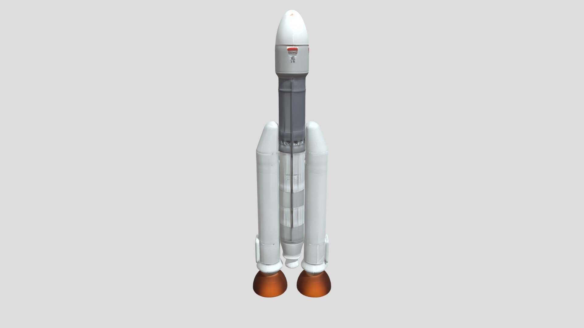 A large modern space rocket - 3D model by swapneelmajumder100 [3266e68 ...
