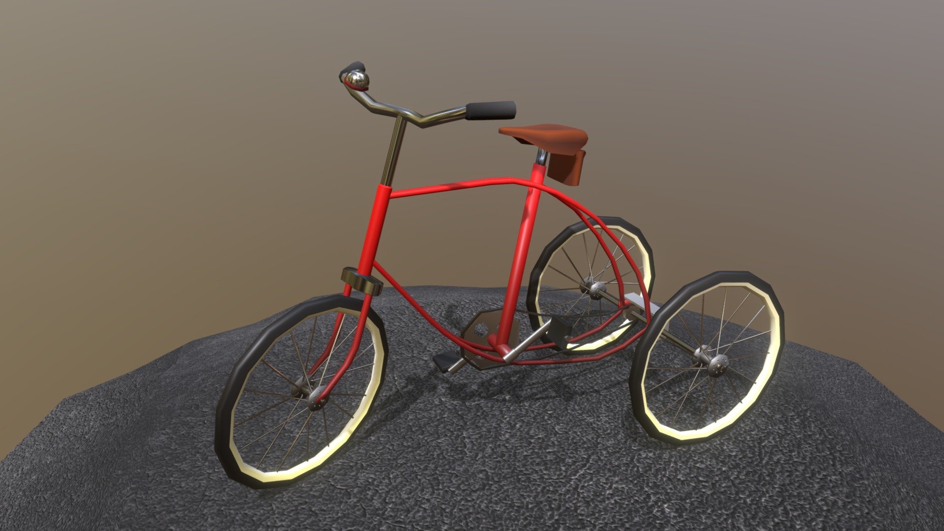 Vintage Tricycle ( LOW-POLY) - Download Free 3D model by AlexanderRuz ...