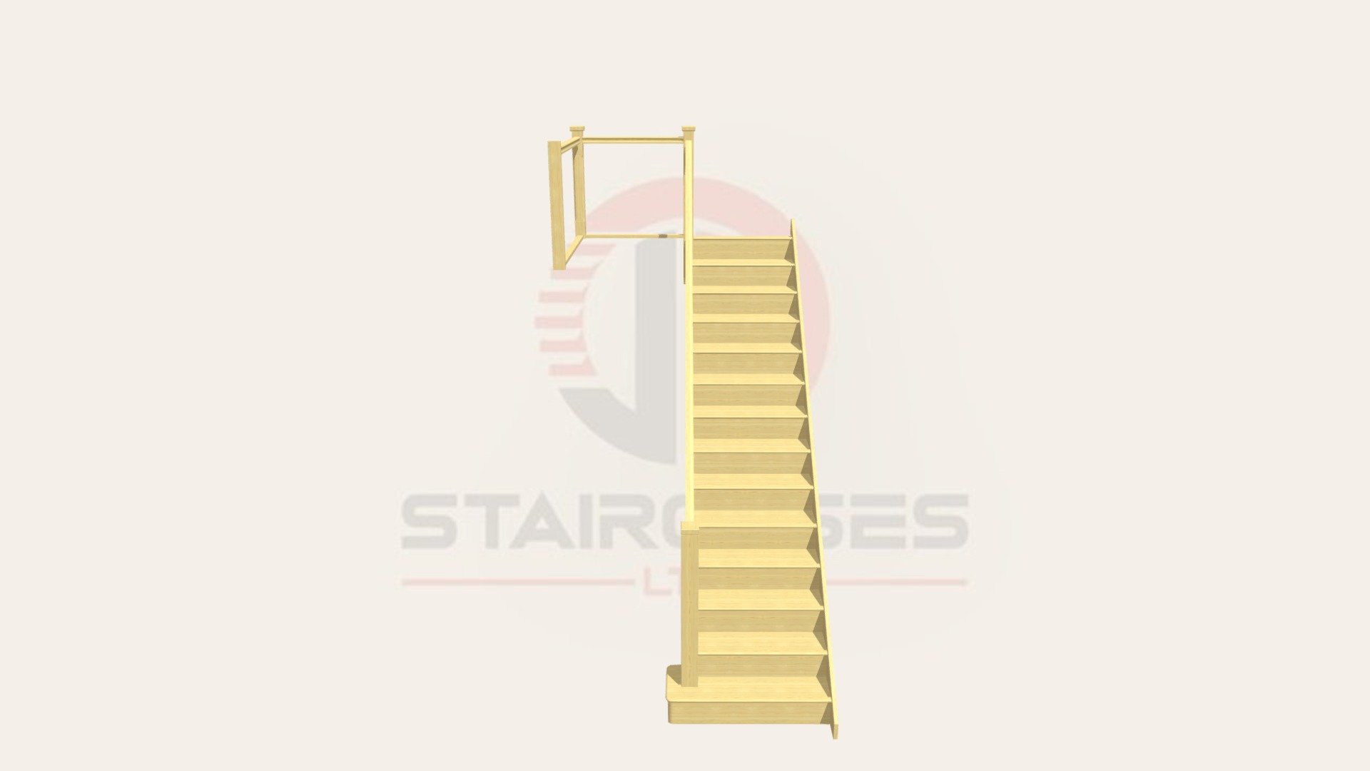 Jodie_ No Spindles - 3D model by JD Staircases LTD (@JDStaircases ...