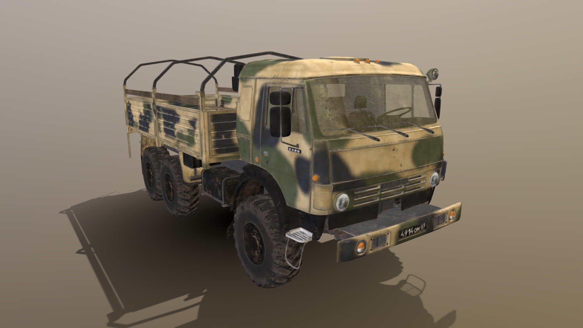 KamAZ-5340 - Download Free 3D model by 42manako [326a0fc] - Sketchfab