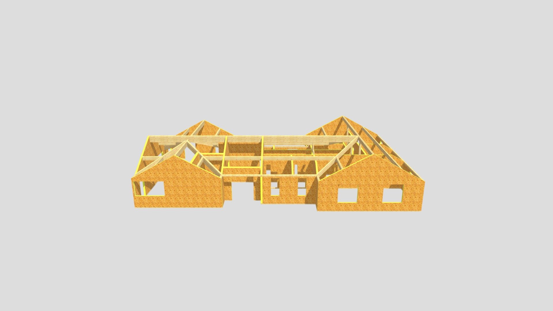 SH - Model Uproszczony - Bez Dachu - 01.08.2025 - 3D model by Solcraft [326abc7] - Sketchfab