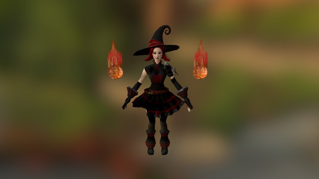 shader and textures damaged witch texture - 3D model by callum ...