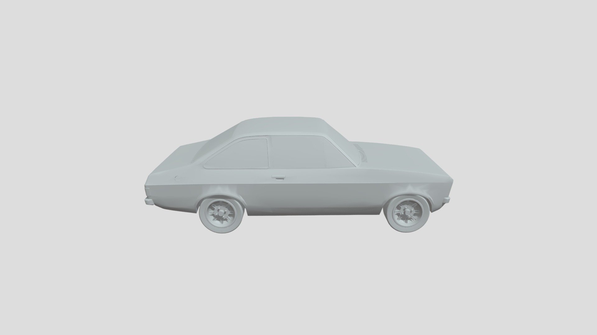 Ford Escort Mk2 scale1-70 for 3D-printing - Download Free 3D model by ...