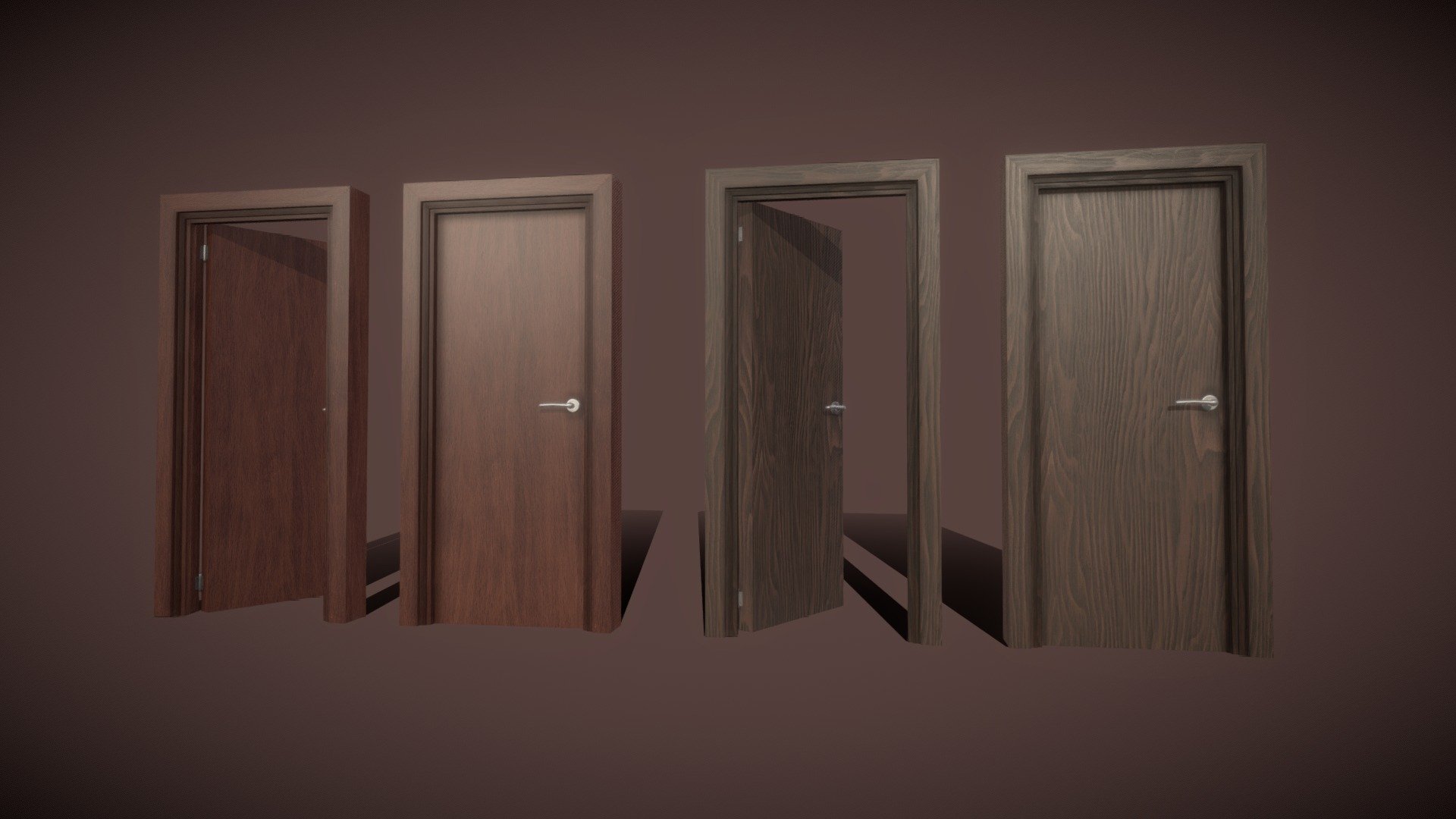 Interior Wood Doors Pack 1 - Download Free 3D model by Toni García Vilche (@zul_gv) [32707dc ...