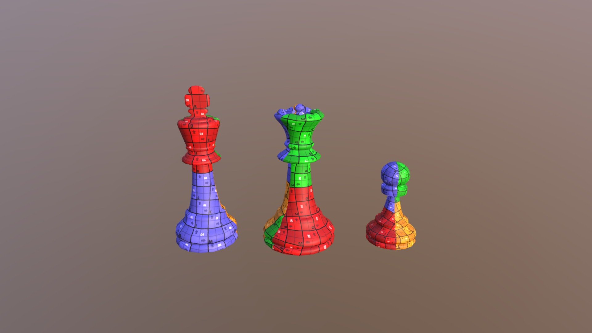 Chess Pieces WIP (DR) - 3D model by RoninTaiho [3275e15] - Sketchfab