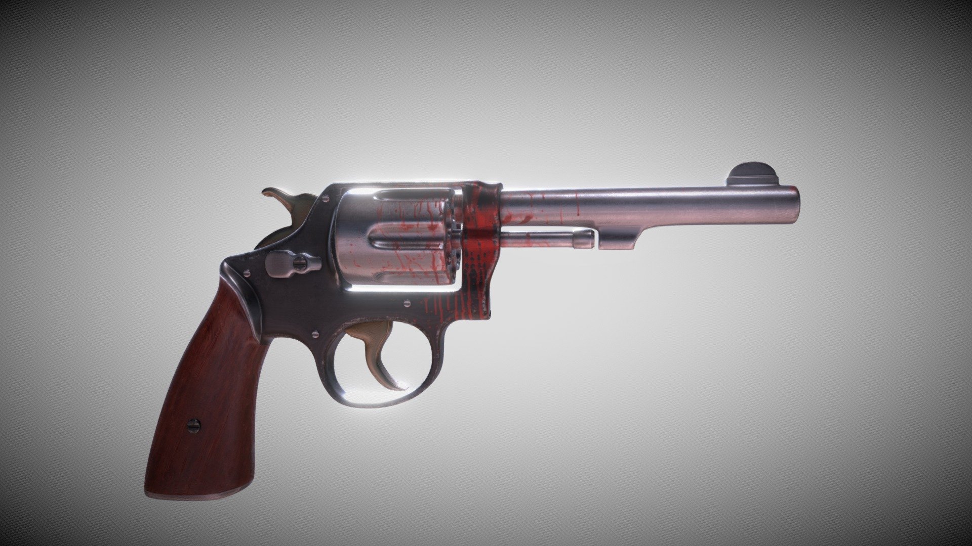Texturing Exercise - Revolver - 3D model by WKandark [327afa6] - Sketchfab