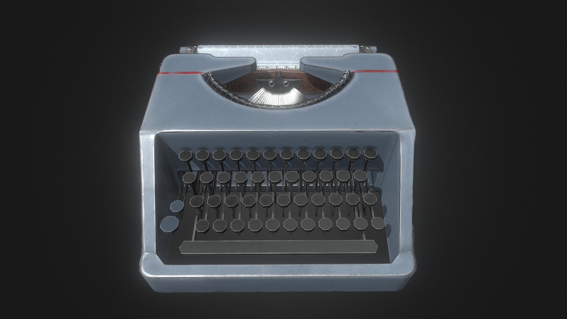 Typewriter - 3D model by Michał Zieliński (@Cirmius) [3282df4] - Sketchfab