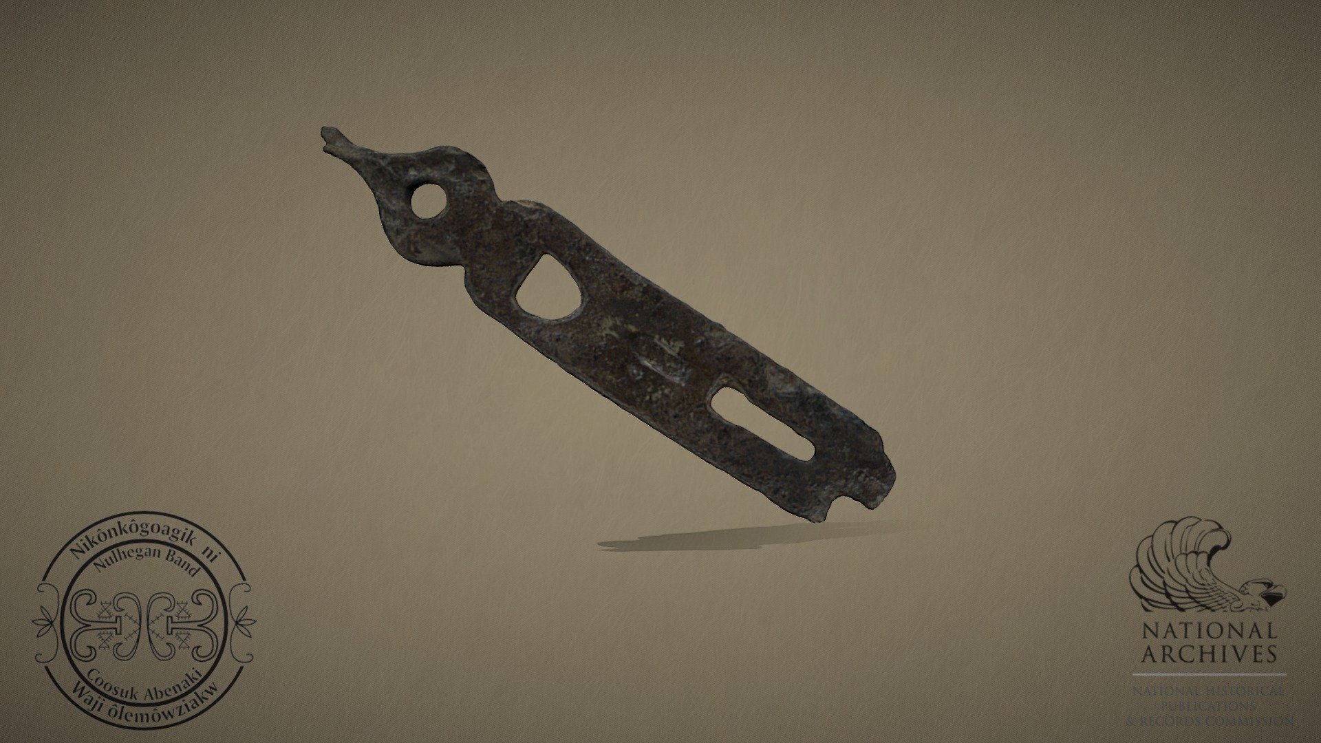 Iron Clasp - 3D model by Abenaki Helping Abenaki ...