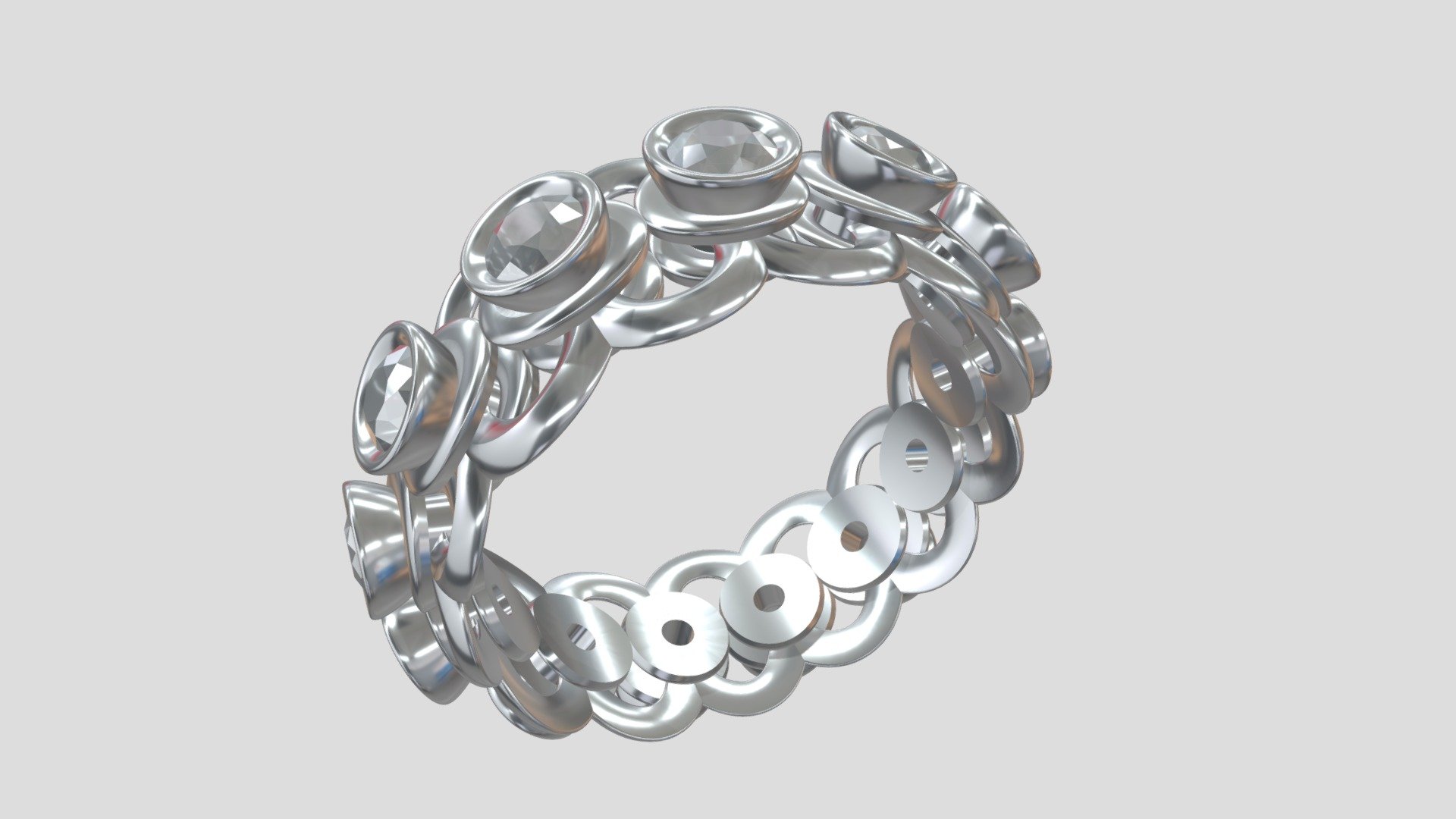 Diamond Engagement Ring - Buy Royalty Free 3D model by VR Jewelry ...