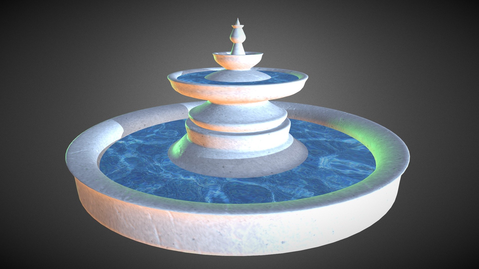 Fountain - 3D model by naufal humam (@naufalhumam) [3285633] - Sketchfab