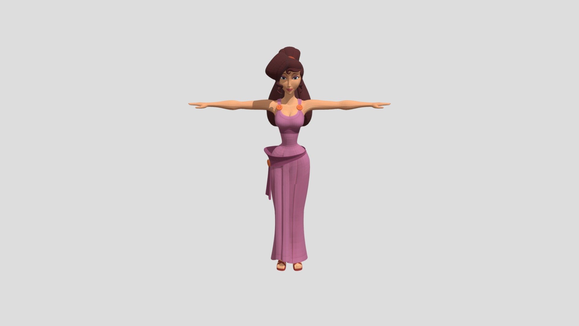 Megara hercules - Download Free 3D model by AngelGamar ...
