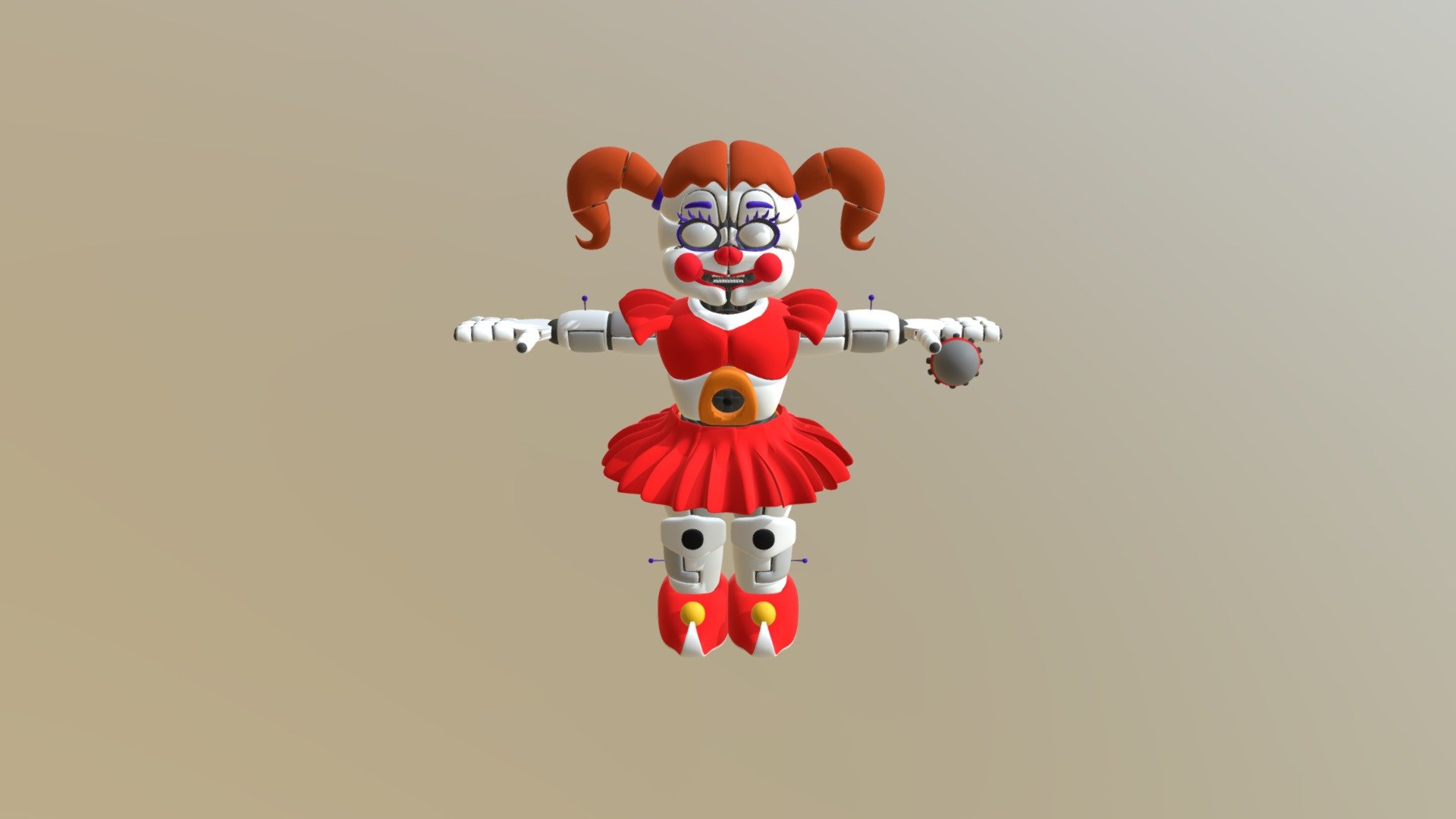 Circus Baby - Download Free 3D model by SuperFoxy09 (@SuperFred ...