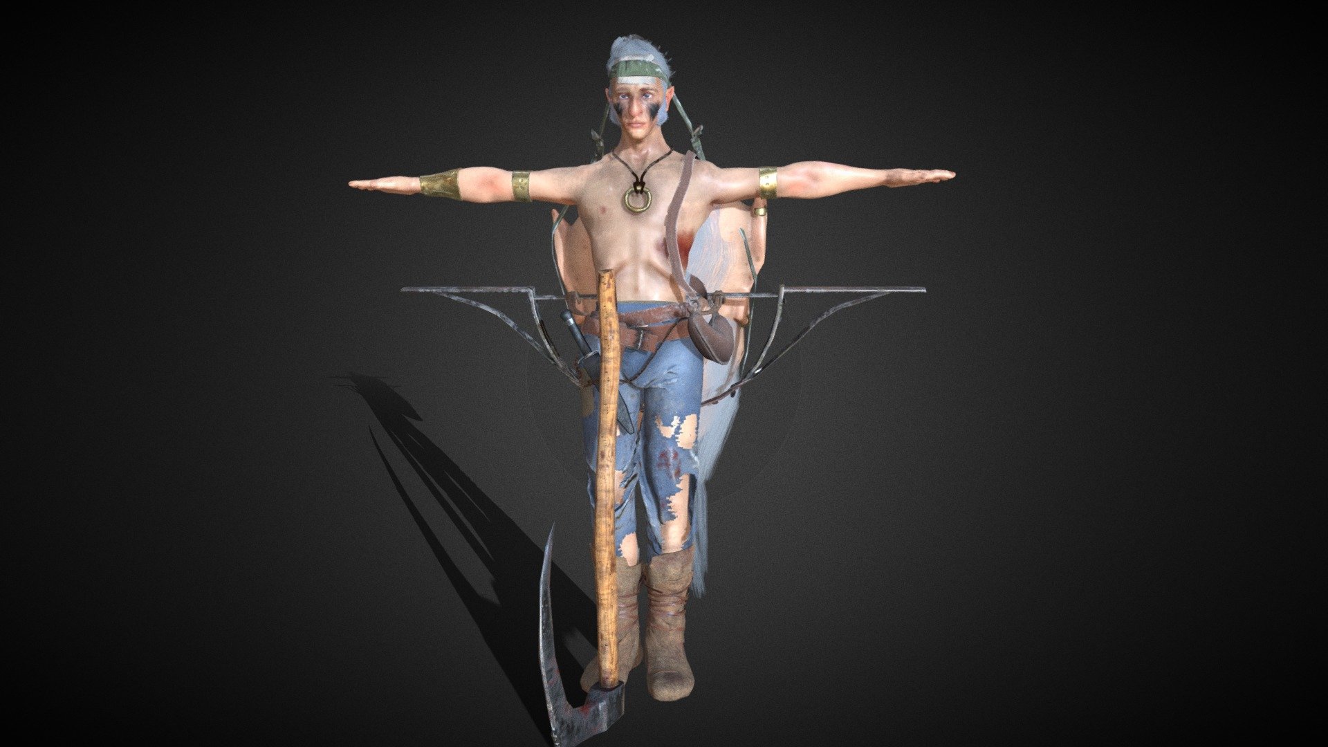 Deimos, Slayer of Giants 🏹🎯🐾 - Buy Royalty Free 3D model by Daniel GoE ...